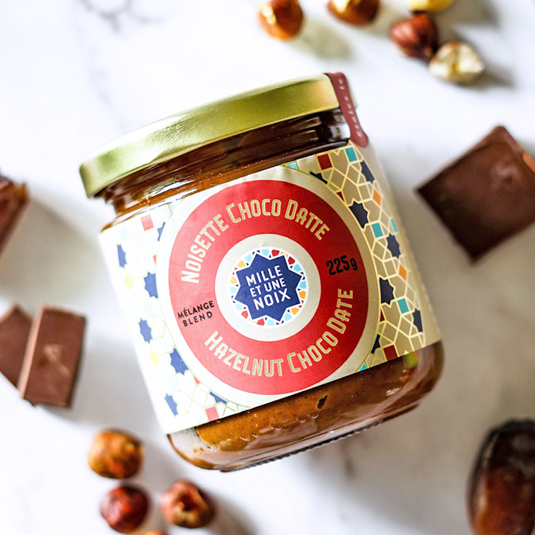 Beurre Noisette Choco Datte santé gourmand | 1001 Noix – Mille et Une Noix